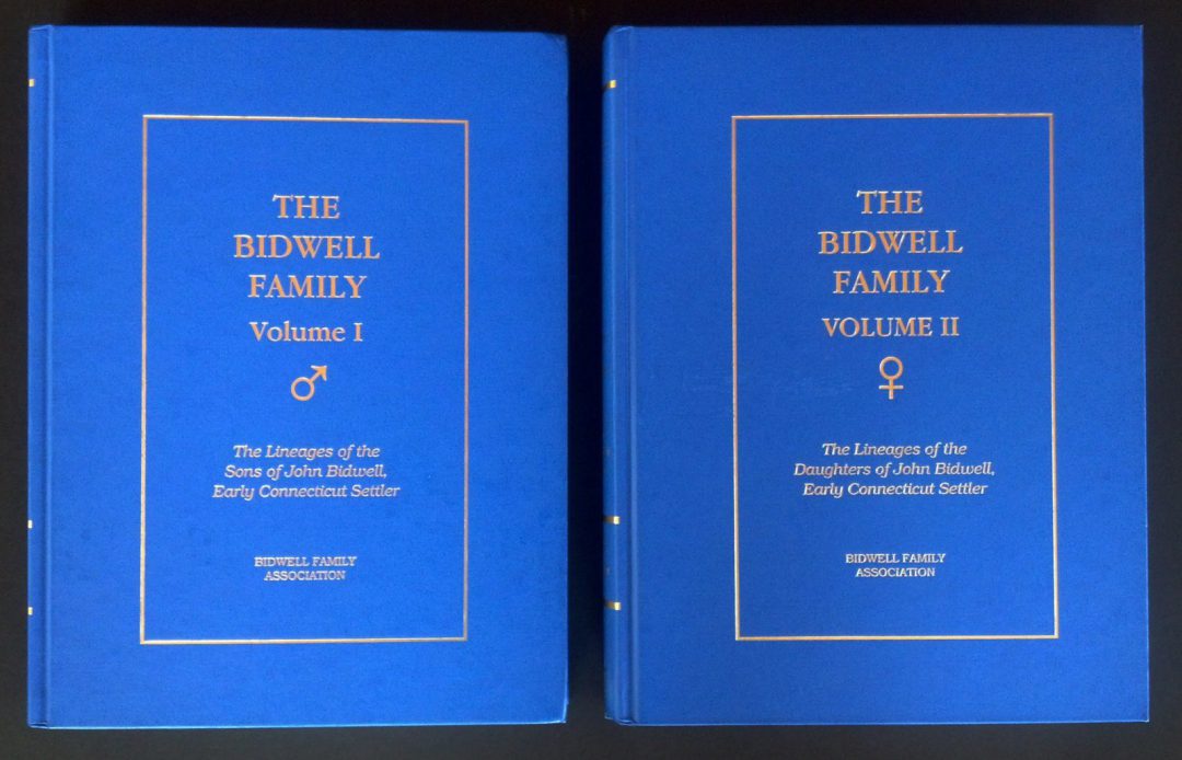 Family History Book Set | Bidwell Family Association